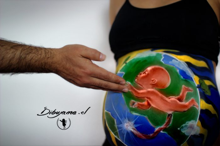 Cuerpos pintados - Dibujame